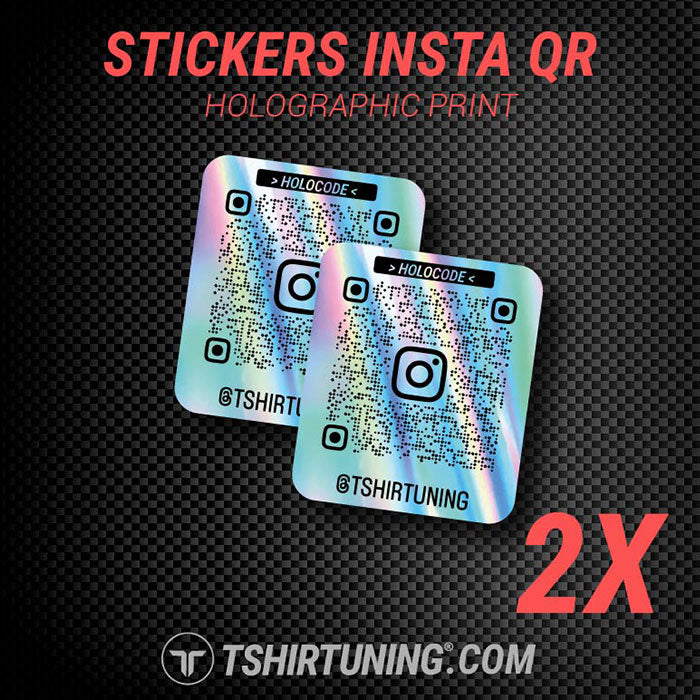 Sticker Insta QR Code Olografici – Tshirtuning